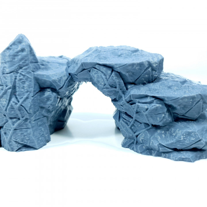 3D Printable Fantasy Rock x4 - TABLETOP TERRAIN DND RPG SCATTER by ...