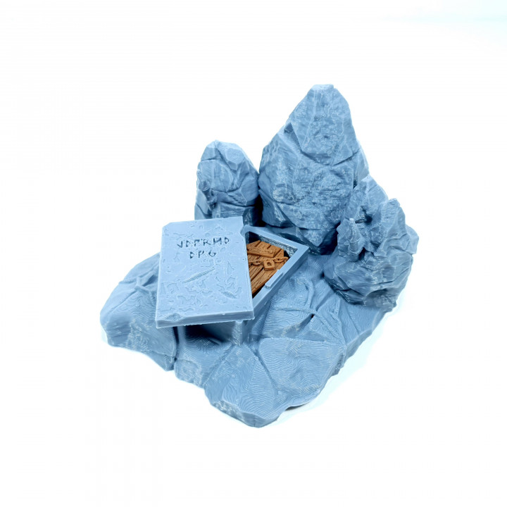 3D Printable Fantasy Rock Grave - TABLETOP TERRAIN DND RPG SCATTER by ...