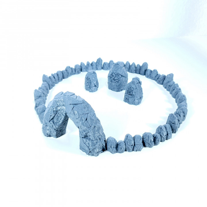3D Printable Runes - TABLETOP TERRAIN DND RPG SCATTER by Jason Beckers