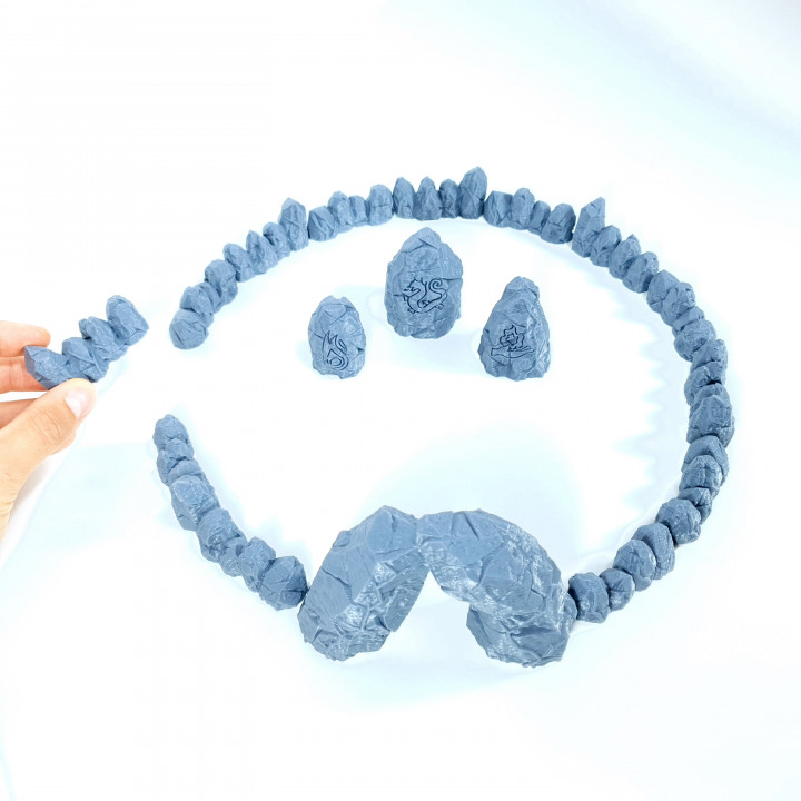 3D Printable Runes - TABLETOP TERRAIN DND RPG SCATTER by Jason Beckers