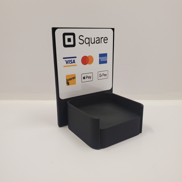 3D Printable Square Reader Contactless & Chip Stand (Supportless) by ...
