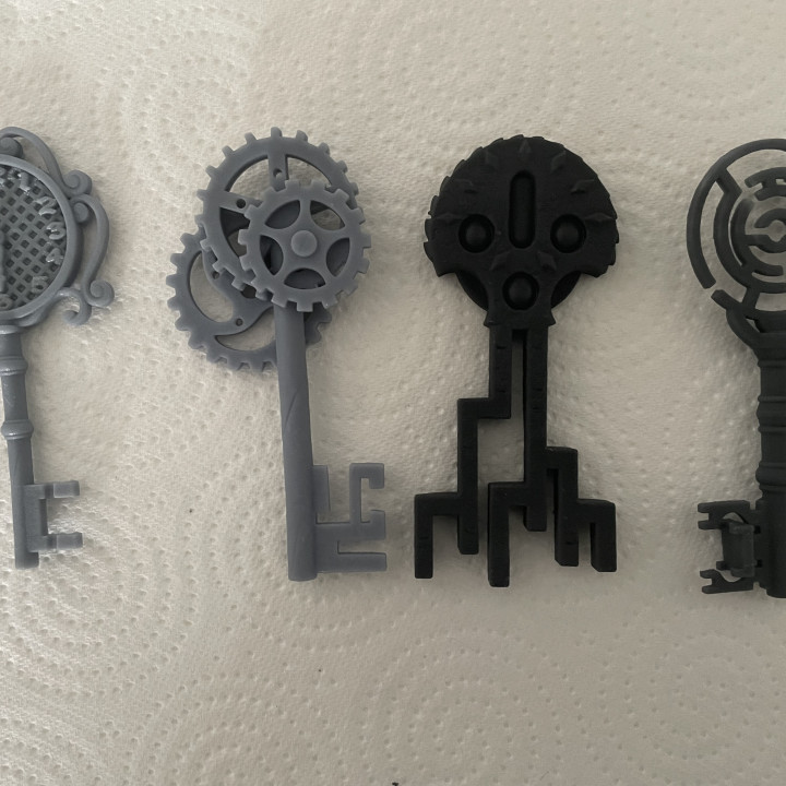 3D Printable Keys Vol. 1 by C2Dwellers