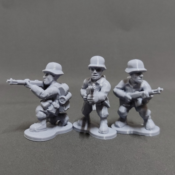 3D Printable WW2 army men by NEMO_MK2