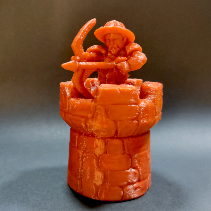 3D Printable Fantasy army chess set _ human vs orc by NEMO_MK2