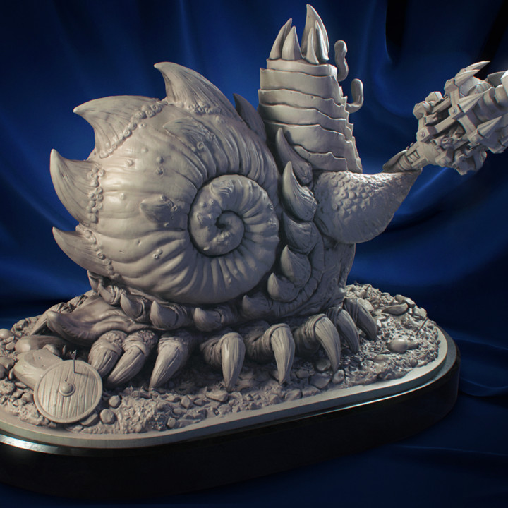 3D Printable The Battle Snail by Demon Door Minis