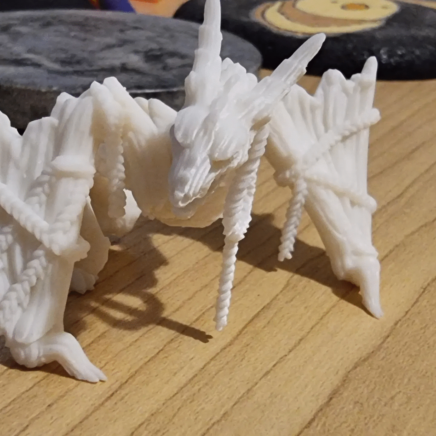 3D Printable Dragon Puppet - Puppet Monster - PRESUPPORTED - 32mm scale ...