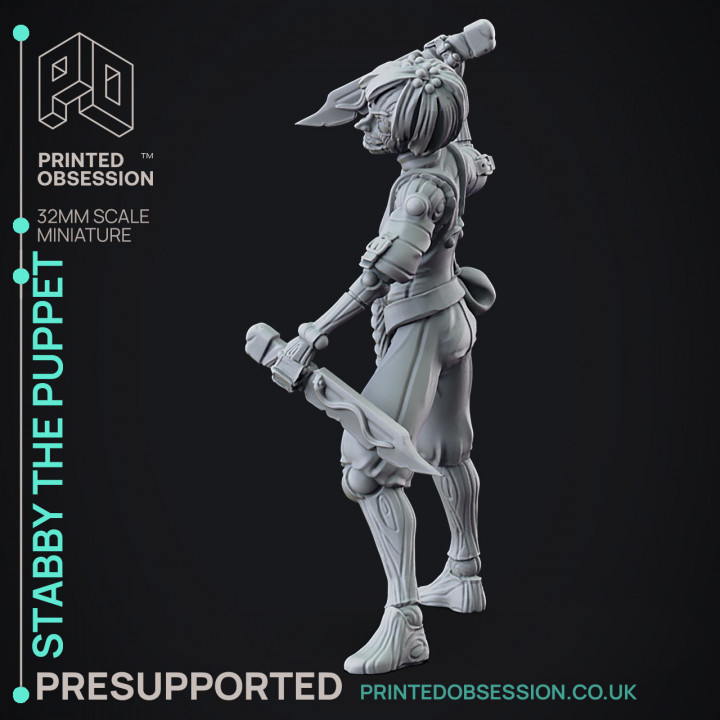 3D Printable Lucky - Awakend Puppet - 2 Forms - PRESUPPROTED - 32mm ...