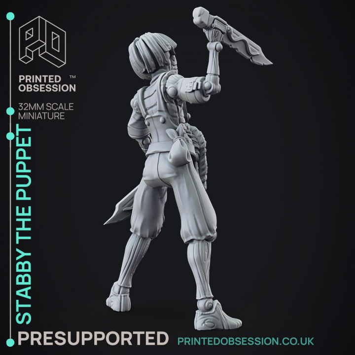 3D Printable Lucky - Awakend Puppet - 2 Forms - PRESUPPROTED - 32mm ...