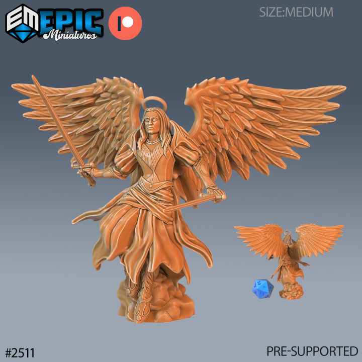 3D Printable Angel Male Set / Angelic Soldier / Heavenly High Guardian ...