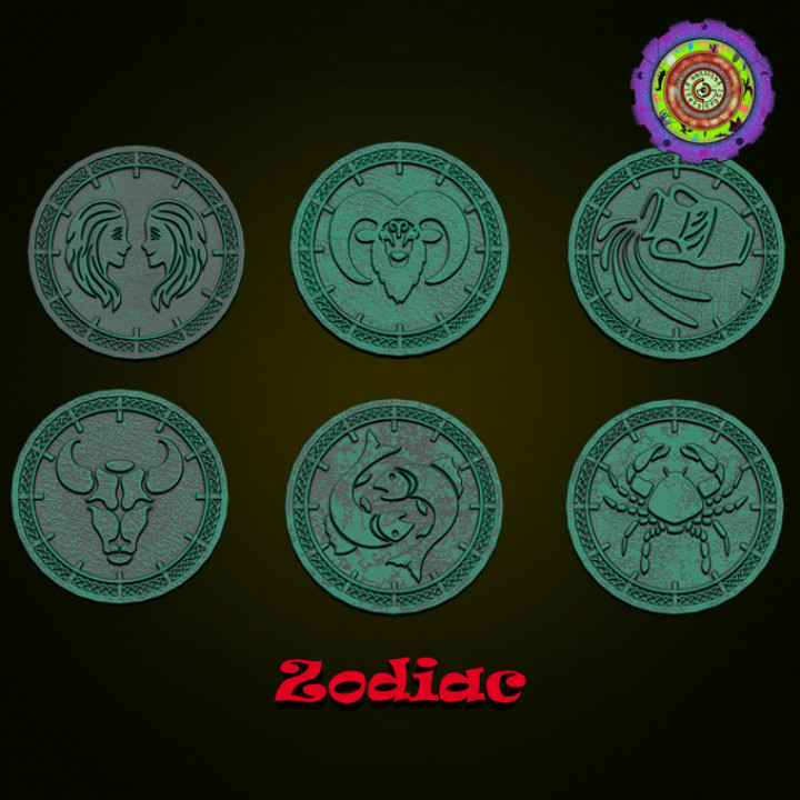 3D Printable Zodiac Version 1 by C2Dwellers