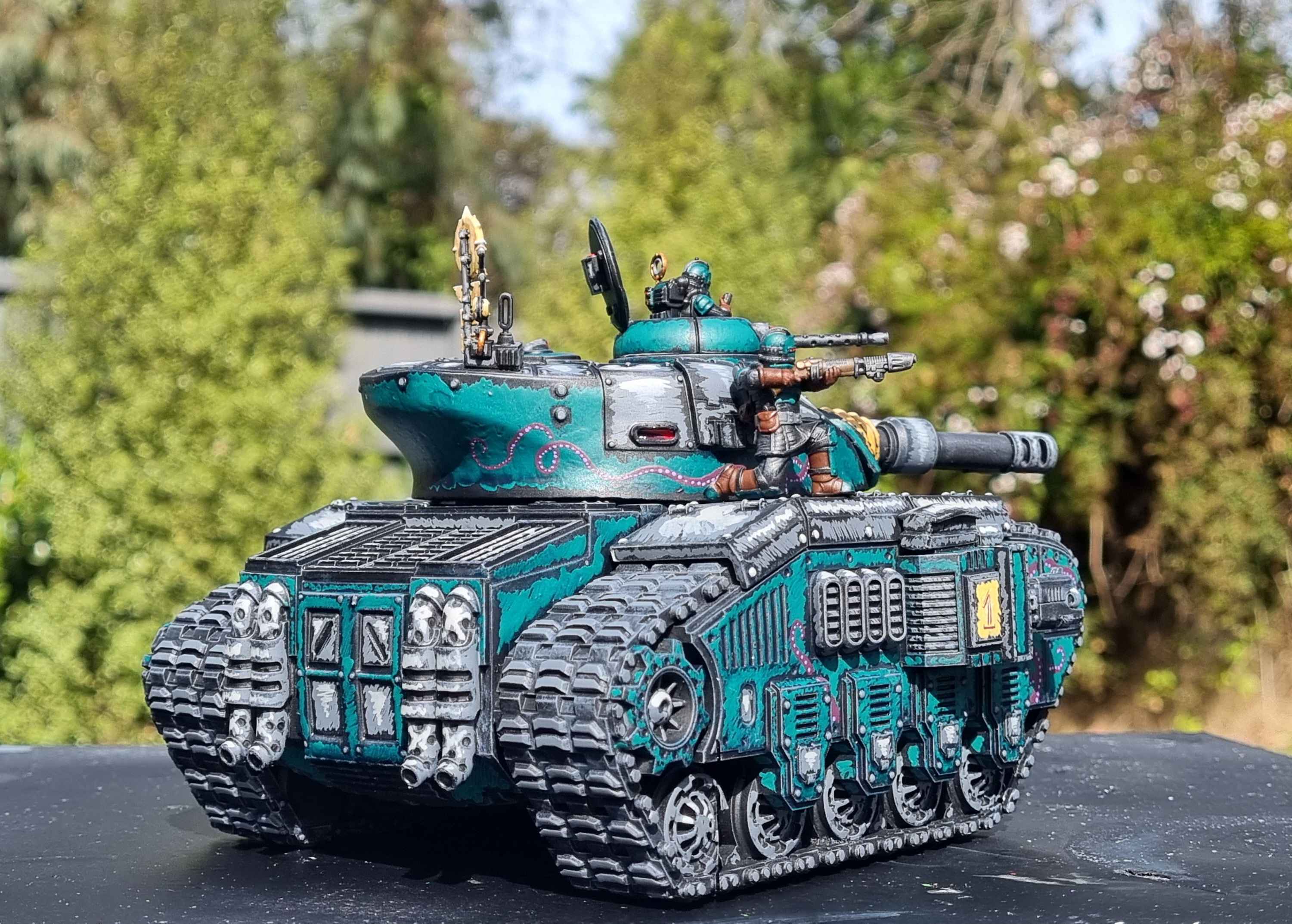 3D Printable Queen Tiger Main Battle Tank by Across the Realms