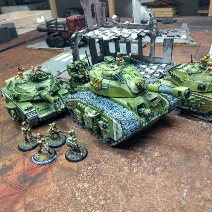 3D Printable Queen Tiger Main Battle Tank by Across the Realms