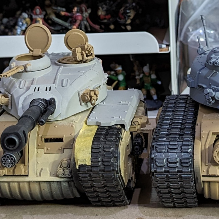 3D Print of Queen Tiger Main Battle Tank by SagaciousPrime