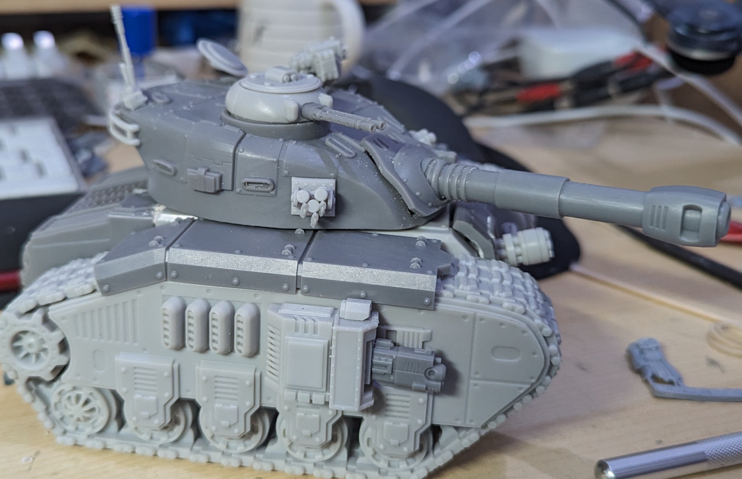 3D Printable Queen Tiger Main Battle Tank by Across the Realms