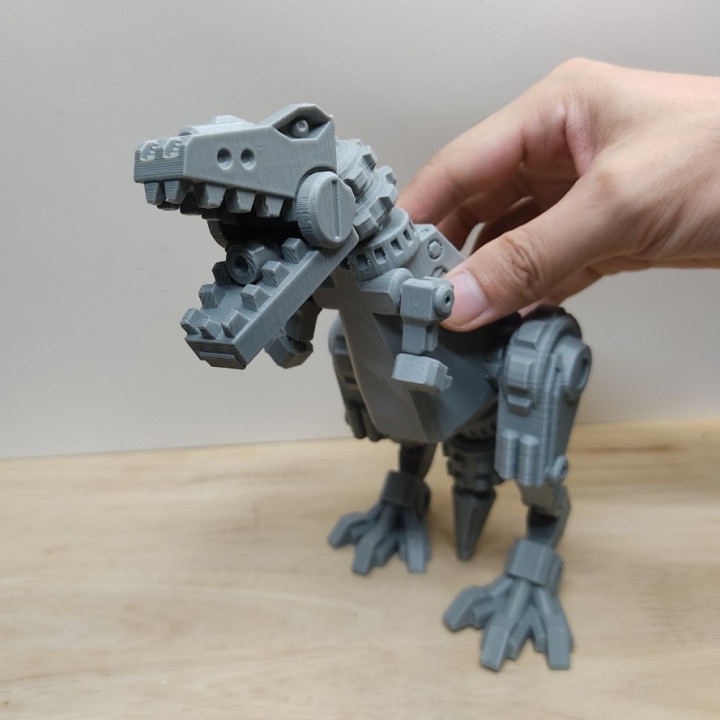 3D Printable Mecha T-rex by NEMO_MK2
