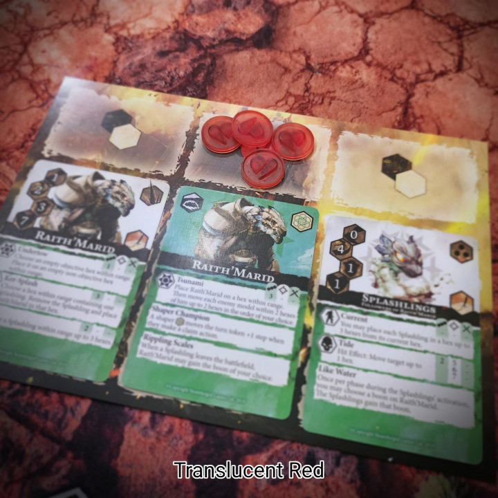 3D Printable Godtear Compatible Wound/Health Tokens (Pre-Supported) by ...