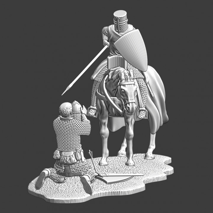 3D Printable Surrender of a russian medieval soldier by Northern ...