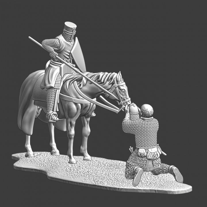 3D Printable Surrender of a russian medieval soldier by Northern ...