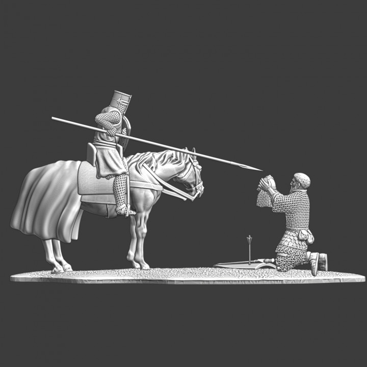 3D Printable Surrender of a russian medieval soldier by Northern ...
