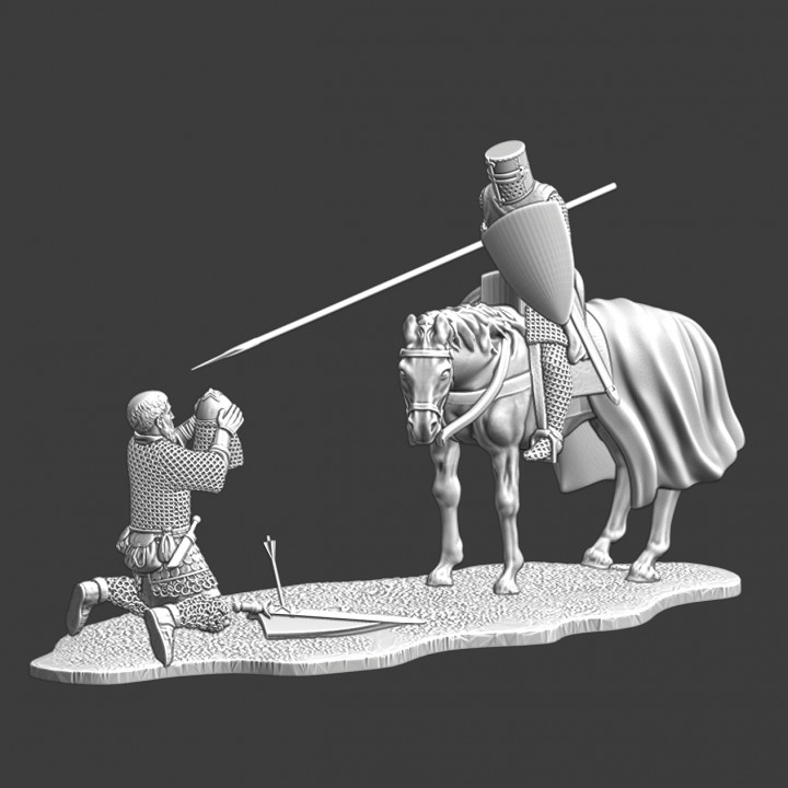 3D Printable Surrender of a russian medieval soldier by Northern ...