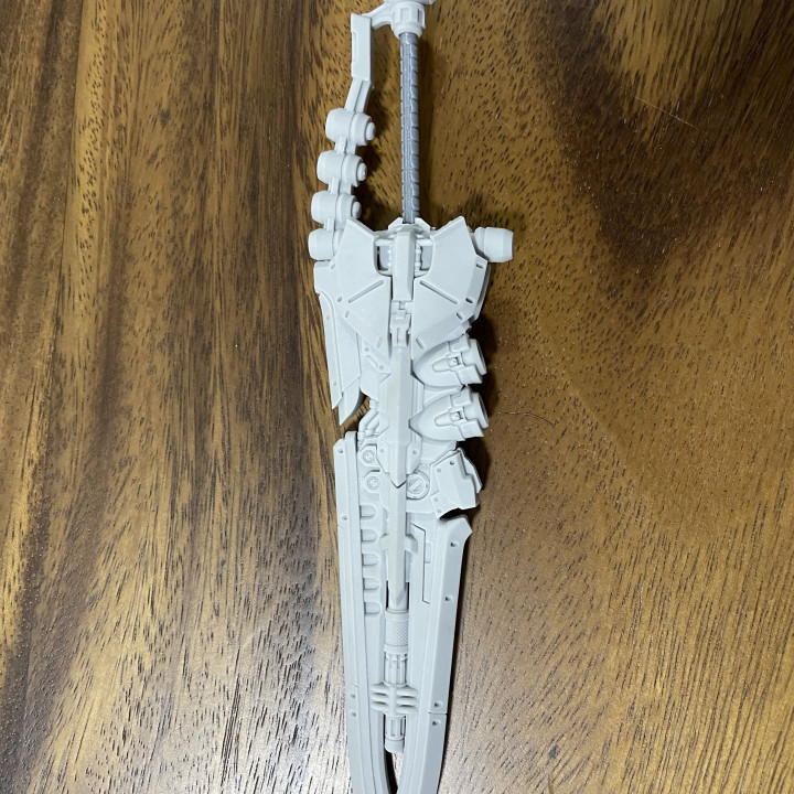 3D Print of Rocket Powered Buster Sword by vicknesh