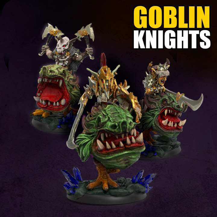 3D Printable CHARACTERS SET - MINE WAR - PART 1 - GOBLIN KNIGHTS by ...