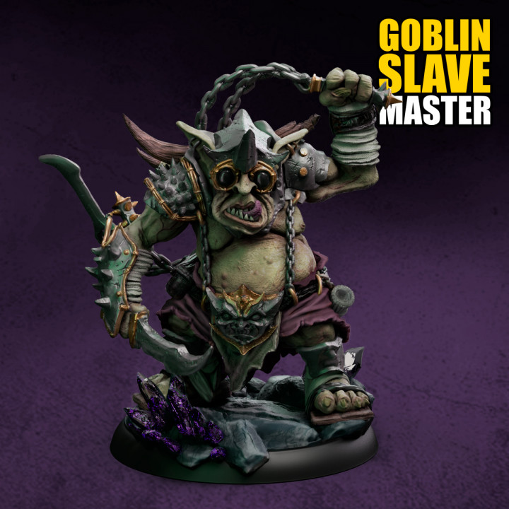 3D Printable MINE WAR - PART 1 - GOBLIN SLAVE MASTER by Necropunks ...