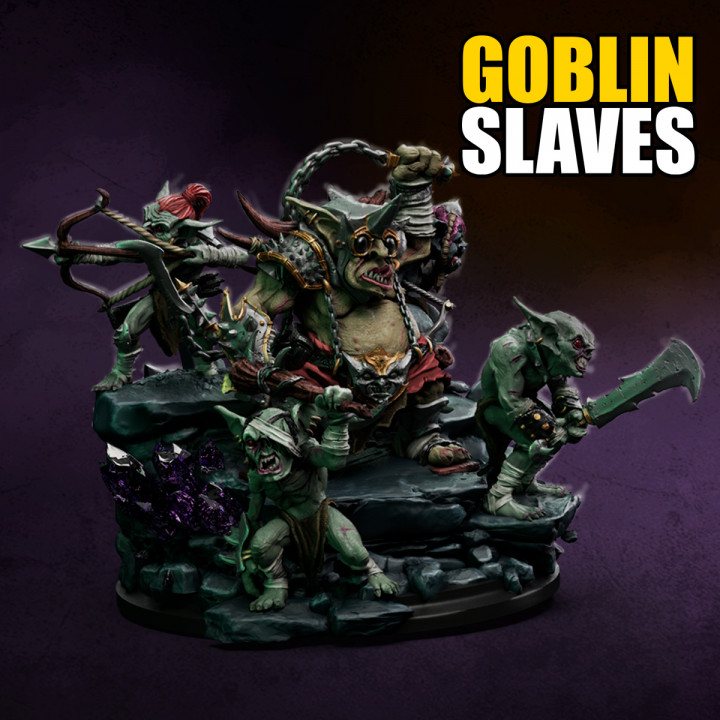 3D Printable CHARACTERS SET - MINE WAR - PART 1 - GOBLIN SLAVES by ...