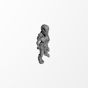 3D Printable Zombie Shambler | Open Gaming Initiative by Nickey's Hatchery