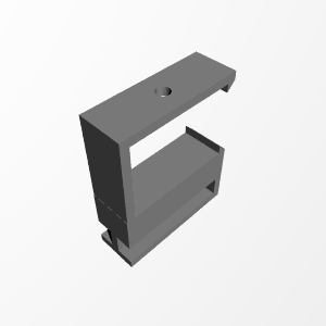 3D Printable APIDEA support adaptater by Duiglio