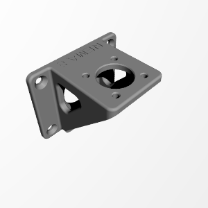 3D Printable Stepper Stand Nema 8 by NerdCorner