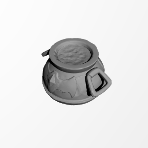 3D Printable Bewitching Janna Cauldron by Azerama