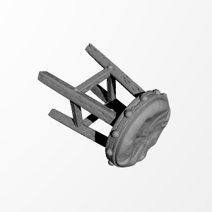 3D Printable Stool by Galandir's Pit & Cie