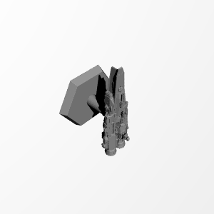 3D Printable I.J.C.N Ibuki Class heavy cruiser by Carl Woodhall