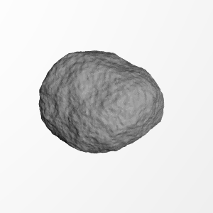 3D Printable Asteroid rock by Marc Zavala