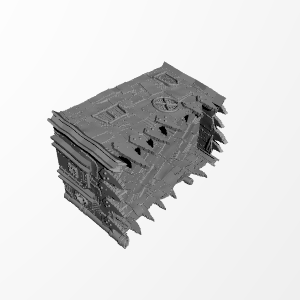 3D Printable Orky building extra by Terrain4Print