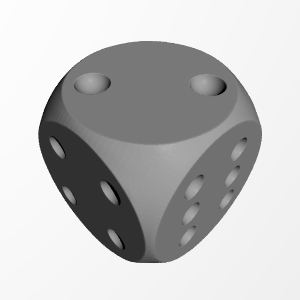 3D Printable dice 1 by muguet