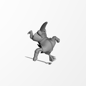 3D Printable Orcish Mesmerizer from Final Fantasy XI - Fan Art by Jeremy