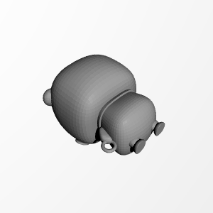 3D Printable Cute dudububu by DarWaish FaslbaDi