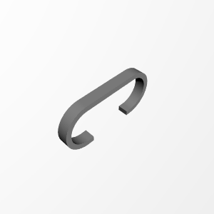 3D Printable Half Inch PVC Pipe Latch by Brian Grossmiller