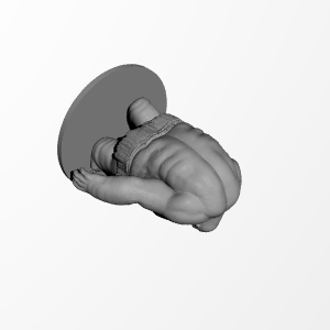3D Printable Flab Giant by Miguel Zavala